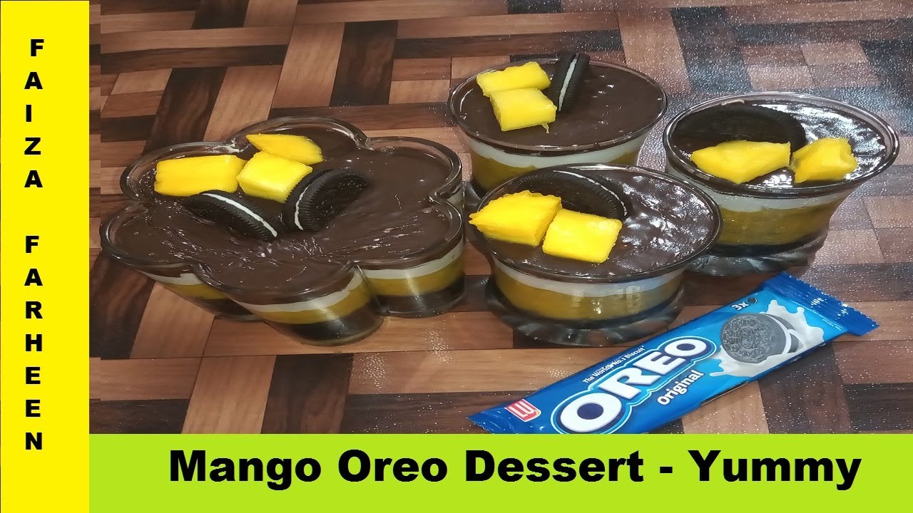 Mango Oreo Dessert - YouTube