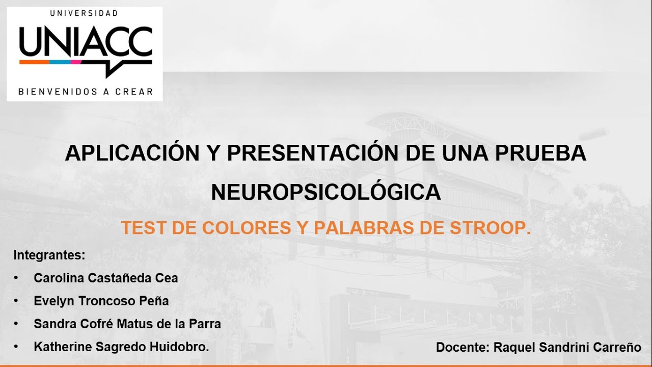 TEST DE STROOP - YouTube