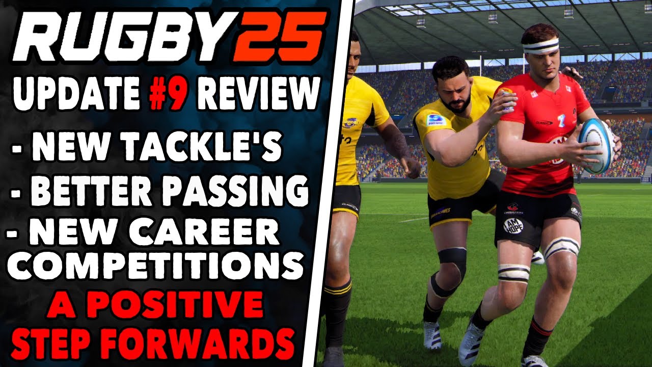 RUGBY 25 Update #9 - NEW Career Competitions, Tackles & Offside Fixed ...