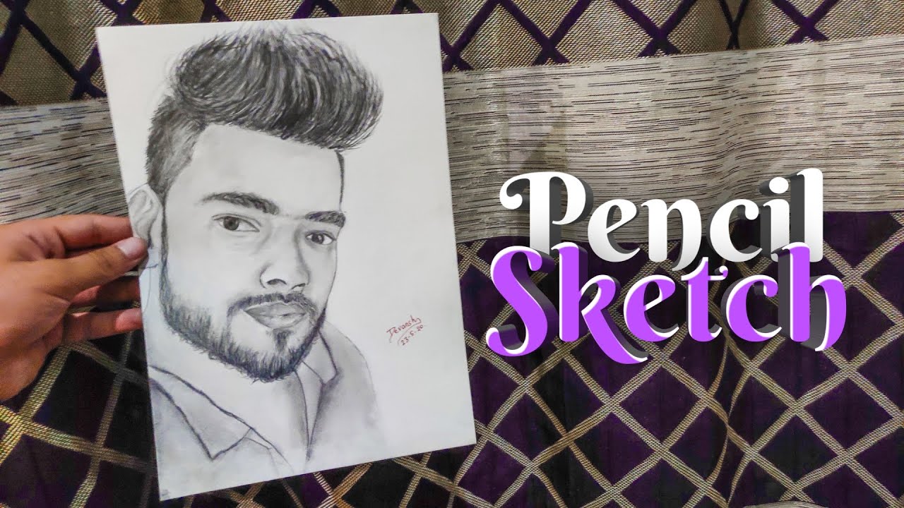 Drawing Human face (Boy) with Shading Pencils | DT Arts - YouTube