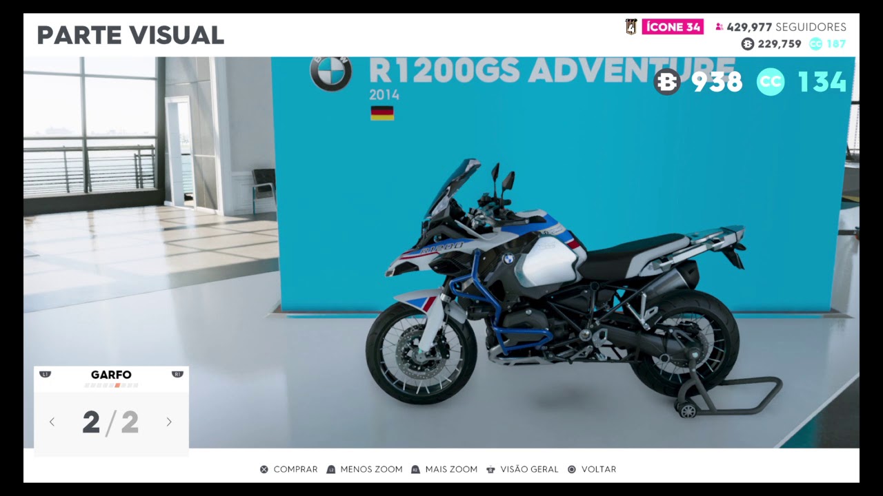 The Crew 2 ,BMW R1200GS Customization - YouTube