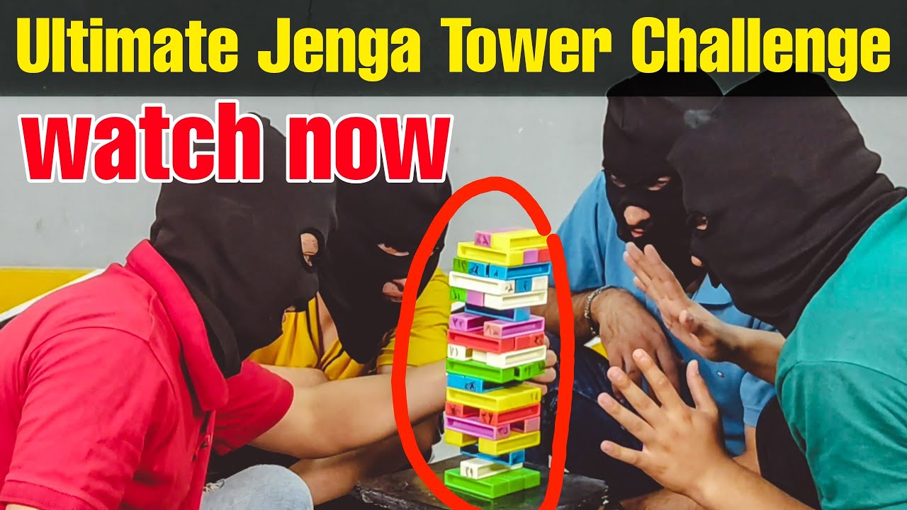 Jenga Tower Challenge with Skill, Strategy and Epic Fails | Ultimate ...