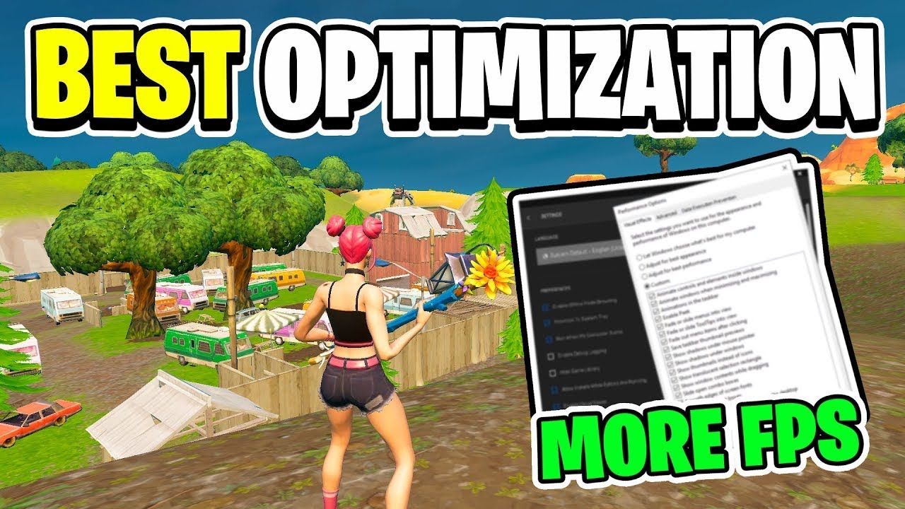 Best fortnite optimizations for 500 FPS & DELAY - YouTube