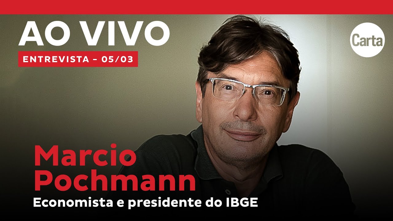 ENTREVISTA COLETIVA COM MARCIO POCHMANN, PRESIDENTE DO IBGE | Ao vivo ...