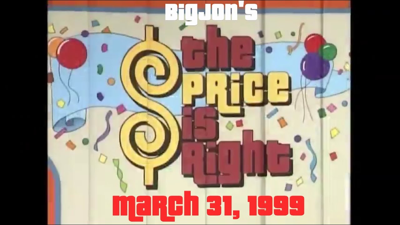 BigJon's The Price Is Right Remake Game (March 31, 1999) - YouTube