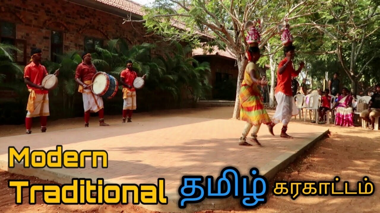 Modern Traditional Tamil Karakattam Dance - YouTube