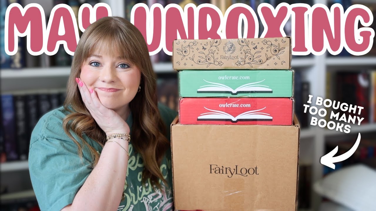 a huge book unboxing | may unboxing and special editions! - YouTube