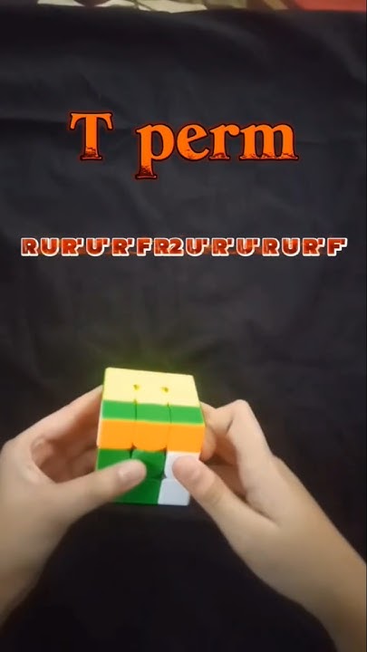 T perm | pll #trending #rubikscube #cubing #viralshorts #viralvideo ...