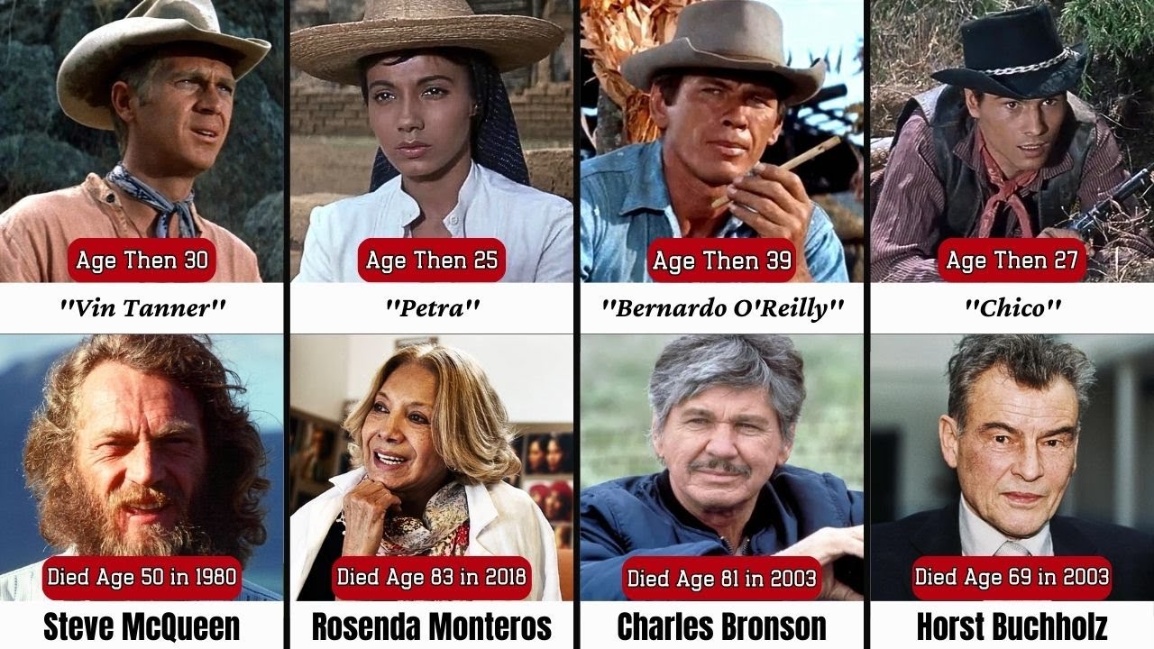 THE MAGNIFICENT SEVEN Cast THEN AND NOW (1960 - 2024) - YouTube
