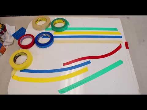 Proper Masking Tape Application Techniques - YouTube