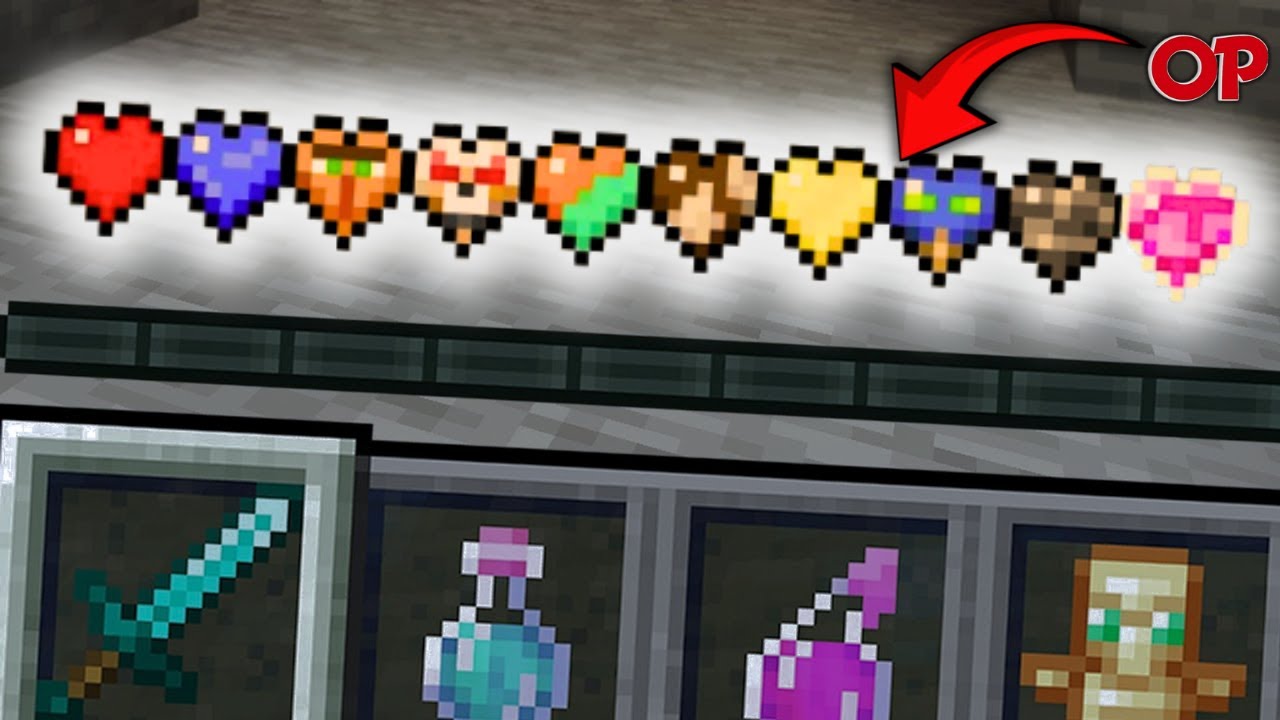 Minecraft But, You Get Custom Hearts 🤯🤯😍 - YouTube