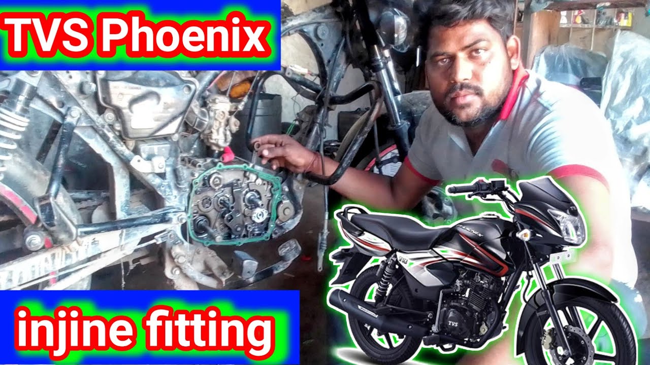 TVS Phoenix injine fitting सम्पूर्ण जानकारी - YouTube