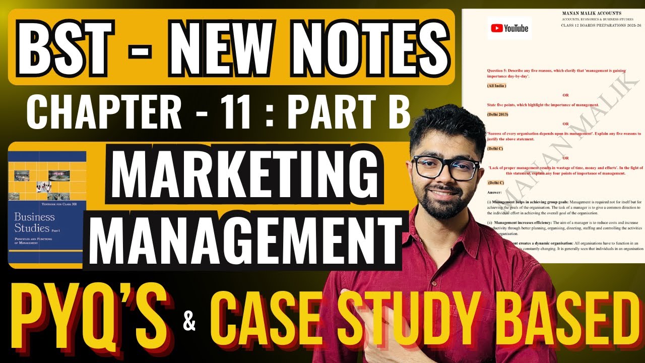 Chapter 11 Marketing Class 12 All PYQs + NCERT Based Case Studies ...