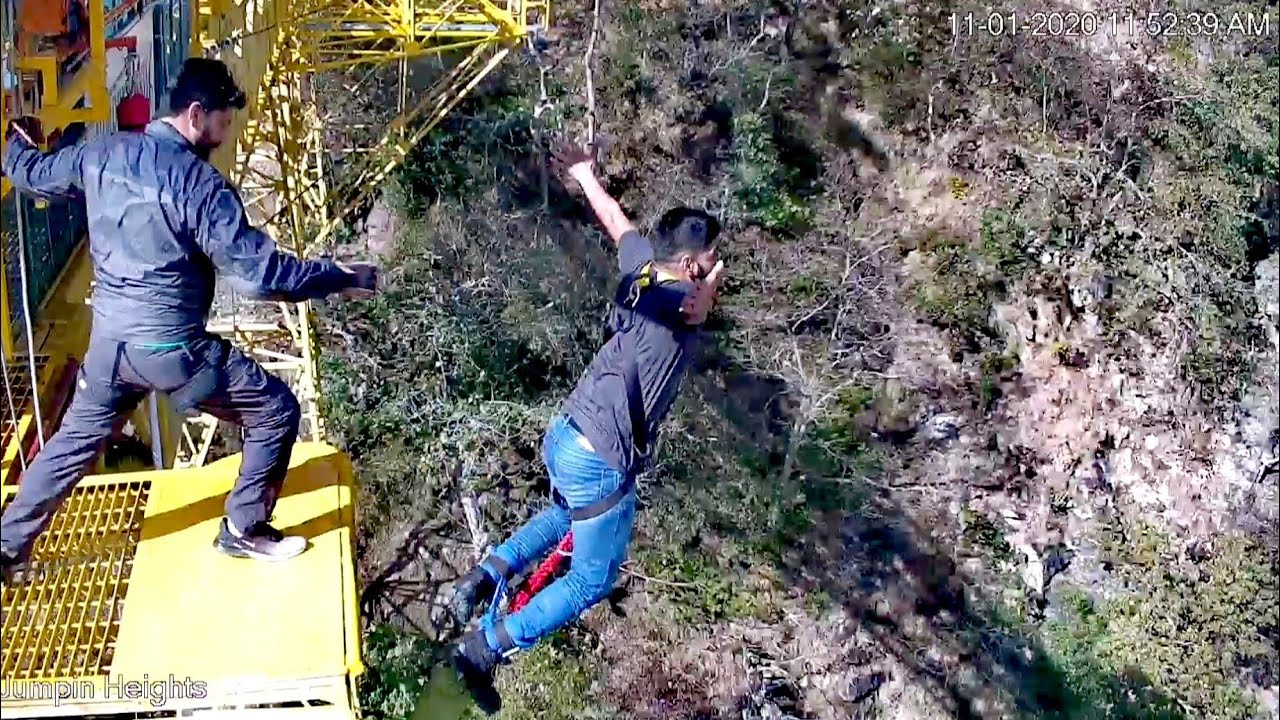 Rishikesh Bungee Jumping | Jumping Heights | Uttarakhand | - YouTube