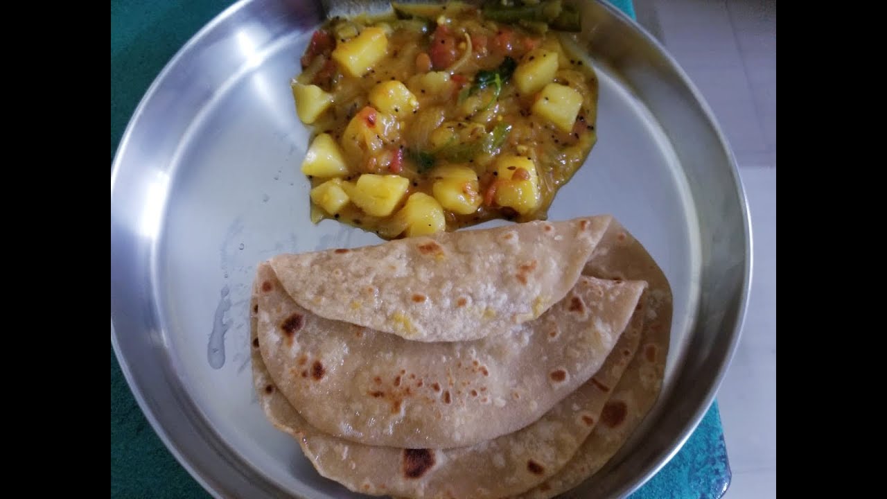 Potatocurry for poori/Traditional side dish for poori and chapathi ...