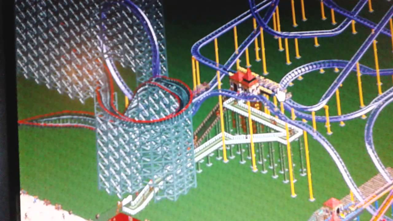 Six flags great adventure rct2 - YouTube