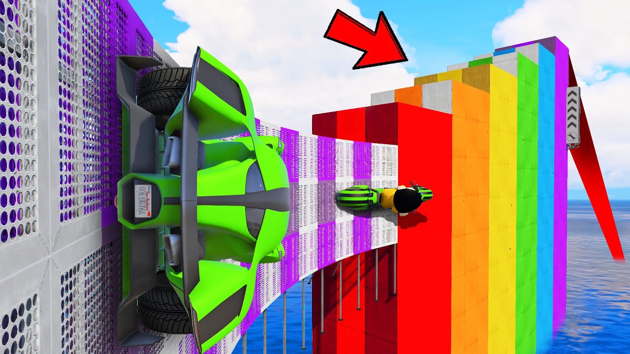 SHINCHAN AND FRANKLIN TRIED THE COLOURFUL WALLRIDE STAIRS PARKOUR ...