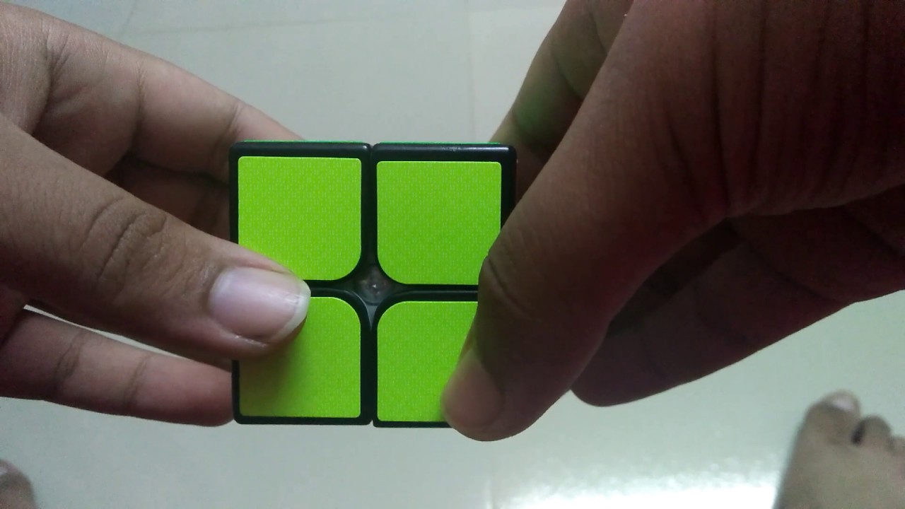 2x2 easy scramble - YouTube