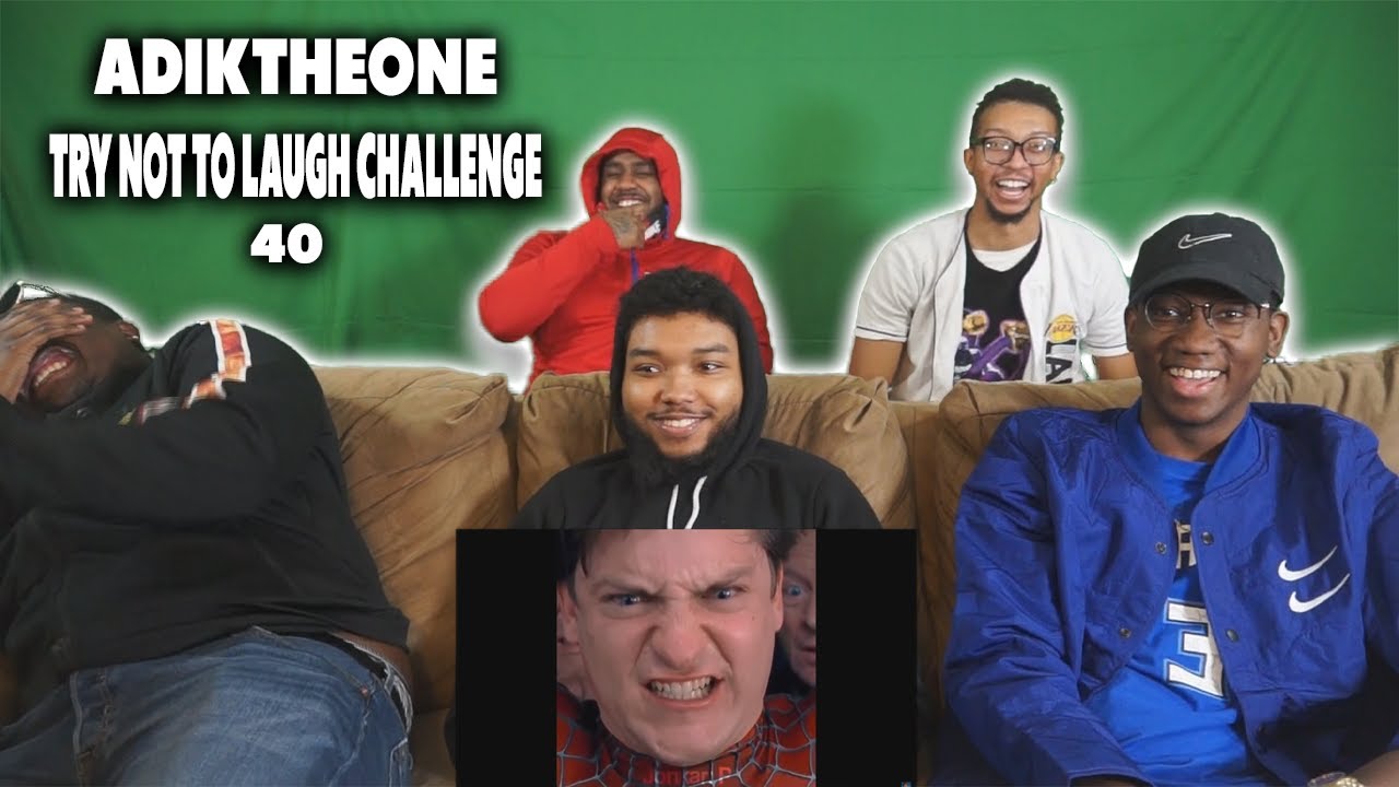 Try not to laugh CHALLENGE 40 - by AdikTheOne - Reaction! - YouTube