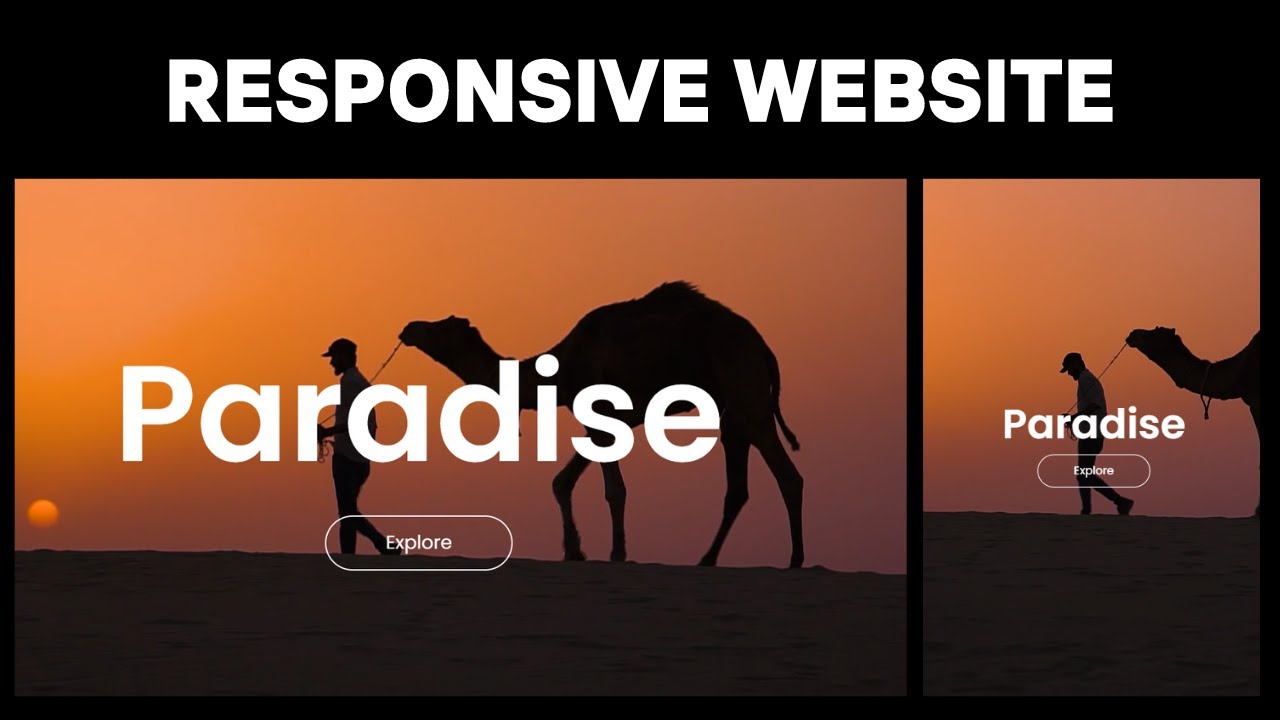 Create A Responsive Website With Video Background Html And Css Youtube 8418