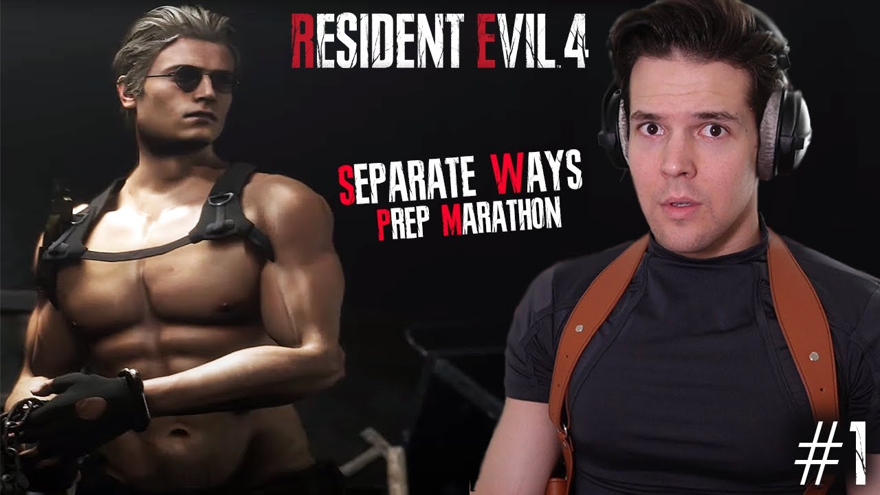SHIRTLESS LEON PLAYTHROUGH: SEPARATE WAYS PREP MARATHON! DAY 1 ...