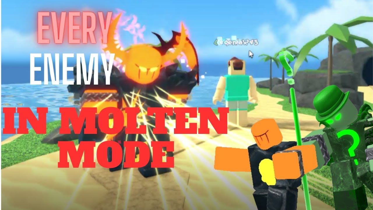 EVERY ENEMY in Molten Mode (Tower Defense Simulator) - YouTube
