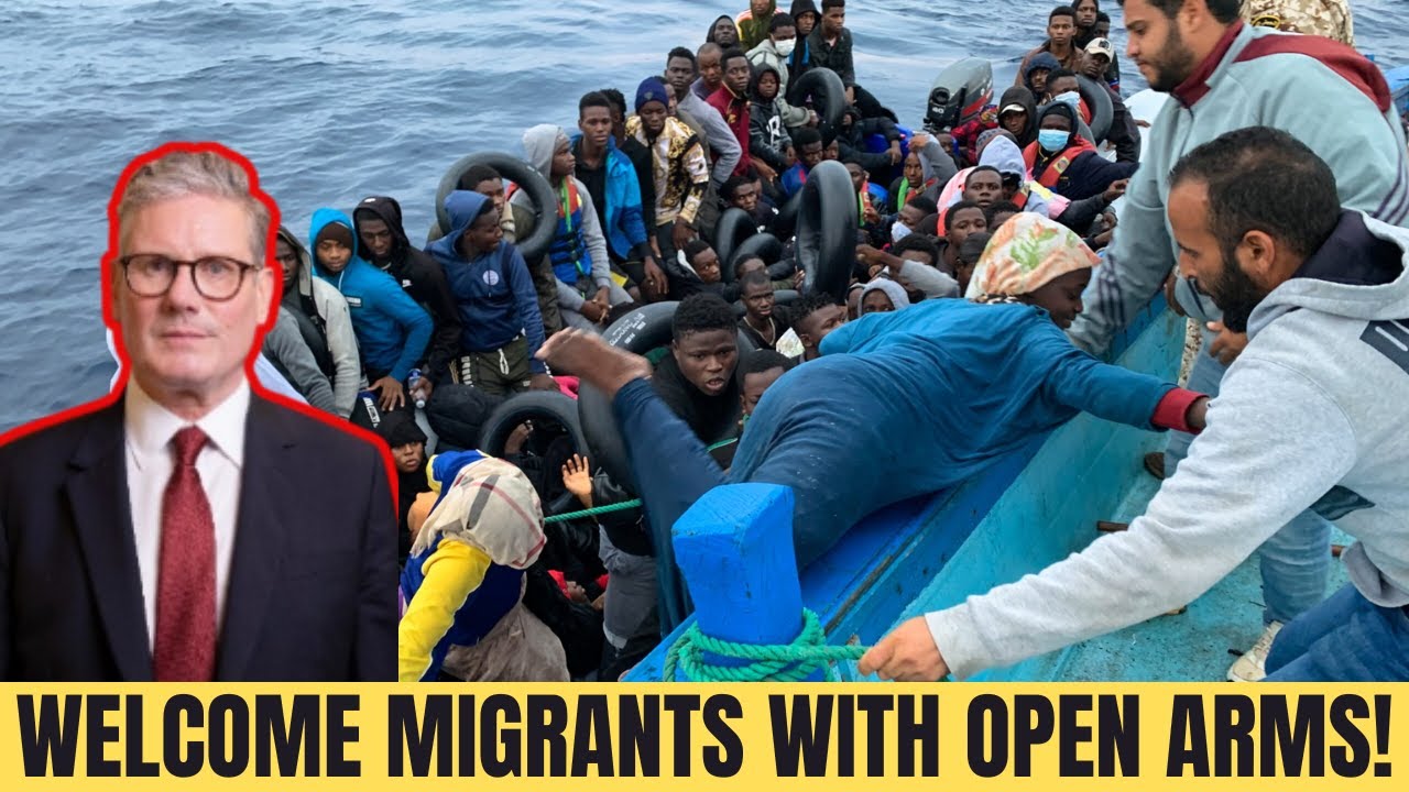 Starmer Faces Huge Embarrassment as Migrants Are 'Welcomed With Open ...