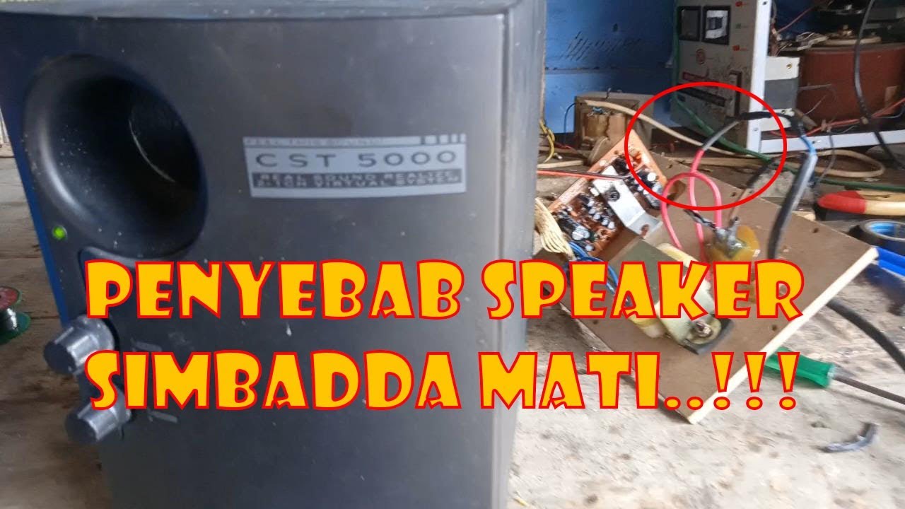 Ini Dia Penyebab Kerusakan Pada Speaker Simbadda CST 5000 Yang Tidak ...