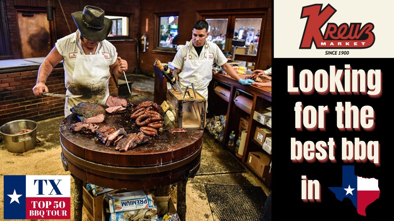 Texas Top 50 Bbq Tour (S:1, E:1) at KREUZ MARKET in Lockhart, TX! - YouTube