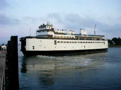 Car Ferry M/V Eagle at Hyannis, MA - YouTube