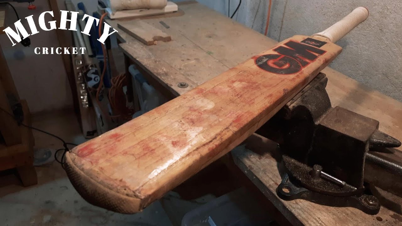 How to fix a cricket bat handle Video EP - 68 - YouTube