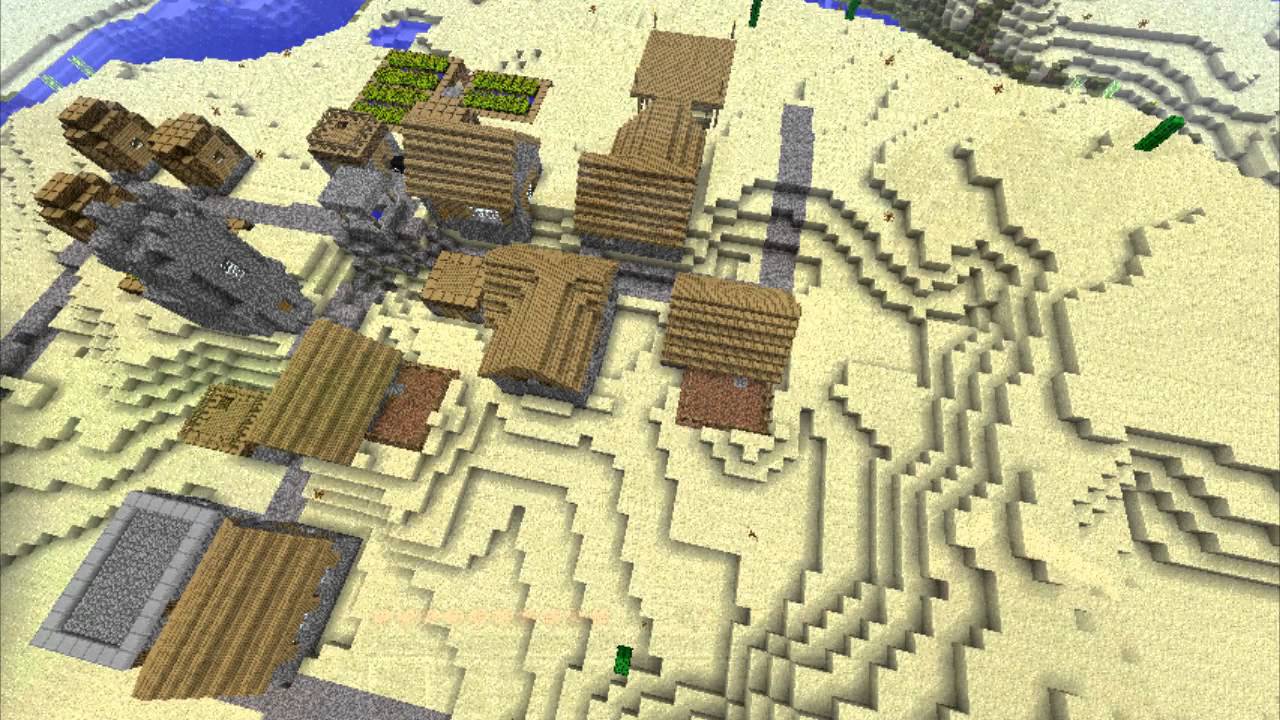 Minecraft Generated Structures: NPC Villages - YouTube