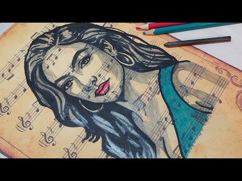 Vintage Portrait of J.Lo: A Timeless Tribute