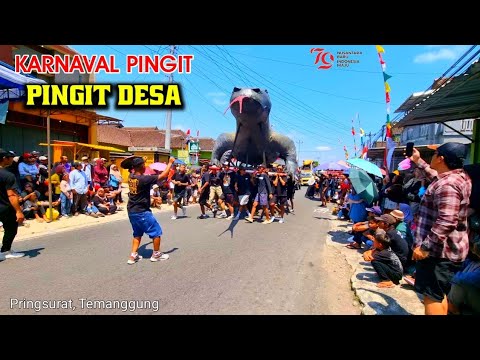 PALING MERIAH PINGIT DESA ‼️ KARNAVAL PINGIT PRINGSURAT TEMANGGUNG ...