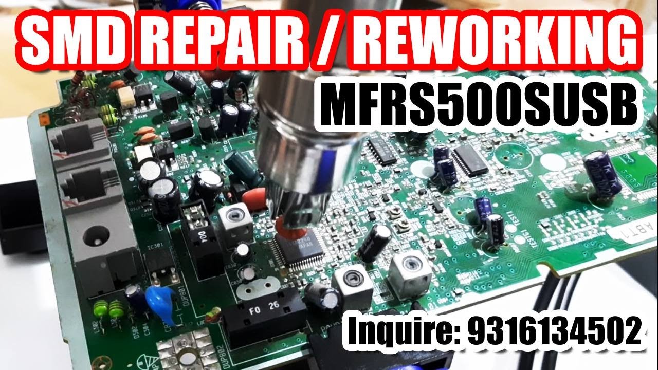 SMD Reworking / Repair using SMD Rework Station - Hot Air Rework System ...