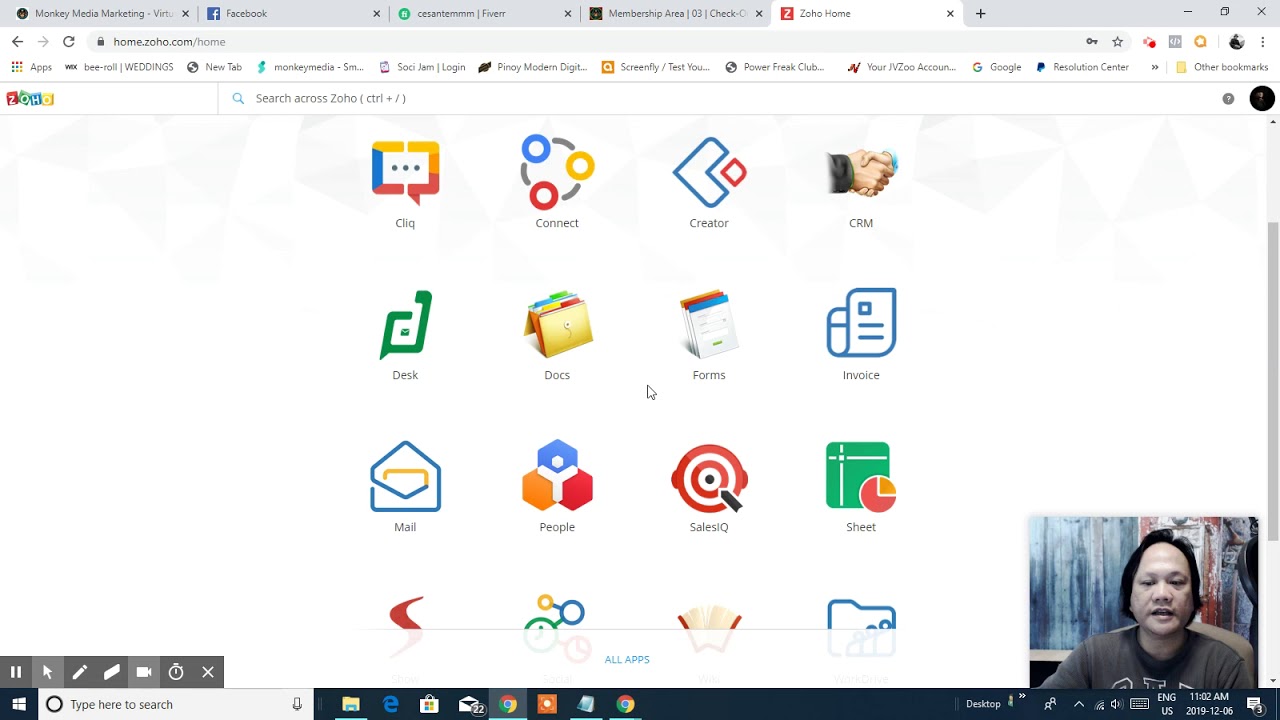 How to use Zoho tools for VA'S - YouTube