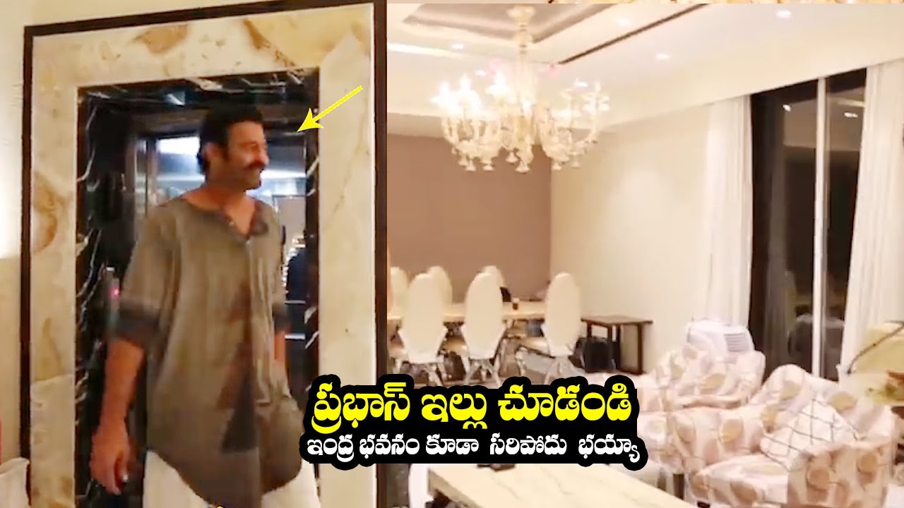 Darling Prabhas House In Mumbai | Prabhas Mumbai House In Inside View ...