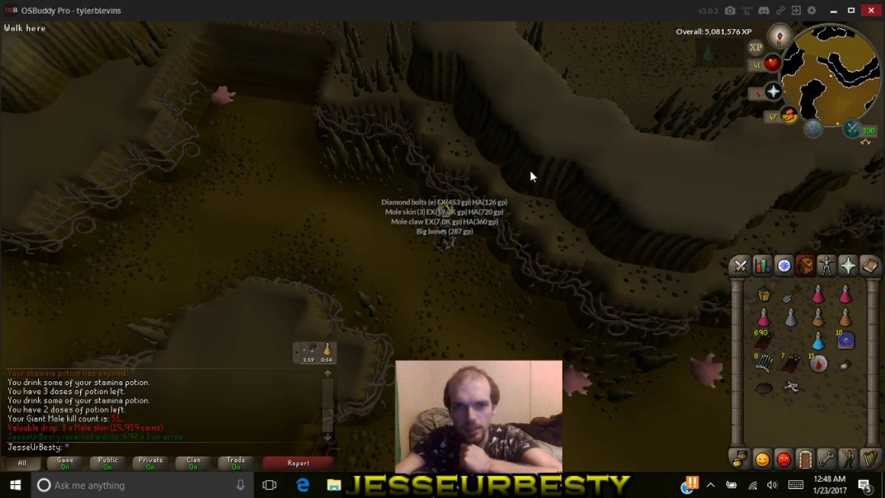 OSRS - Mole Boss - Giant Mole - YouTube