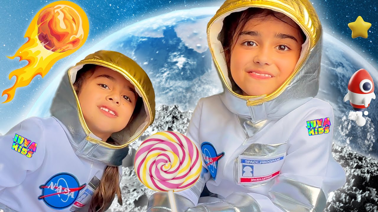 1st Kids on the Moon! Sisters Make Space History! - YouTube