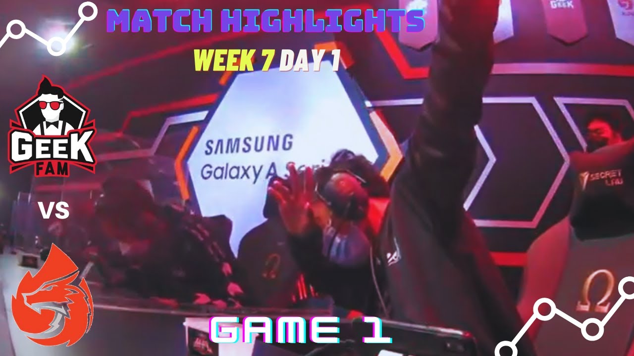 Geek Fam vs Aura Fire GAME 1 MPL ID S7 Week 7 Day 1 | MLBB HIGHLIGHTS ...