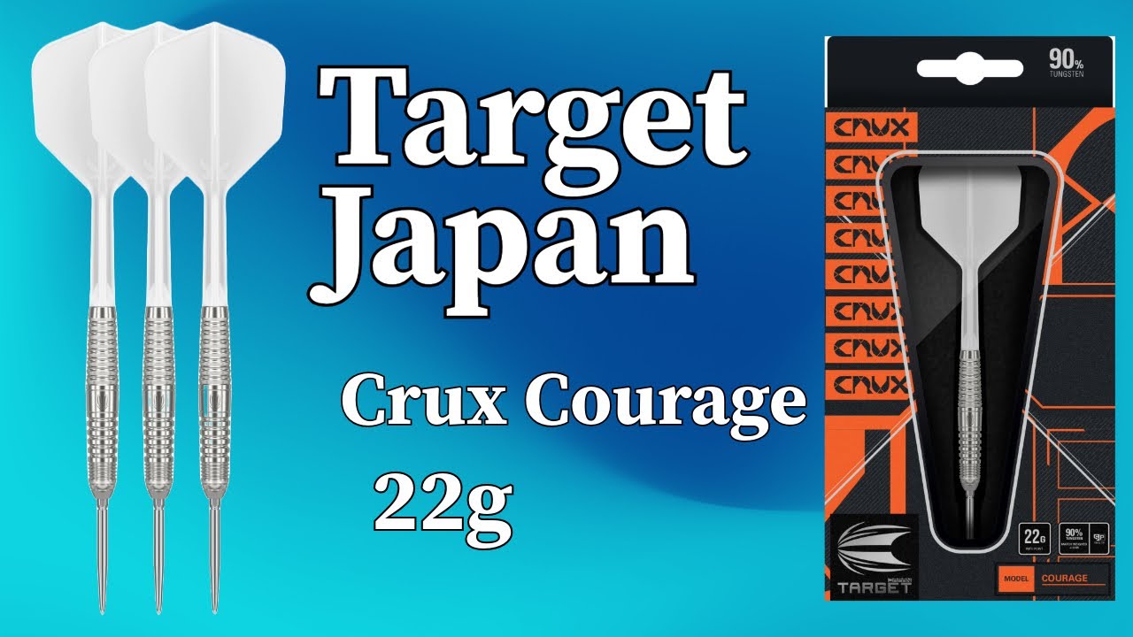 Target Crux Japan Courage 22g Steeldarts I K-Flex I Swiss Point - YouTube