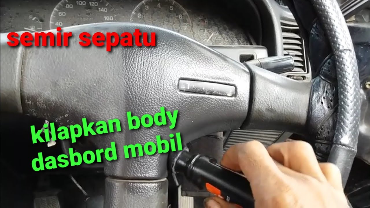 SEMIR SEPATU CAIR MENGKILATKAN DASBOR MOBIL SECARA PERMANEN TANPA ...
