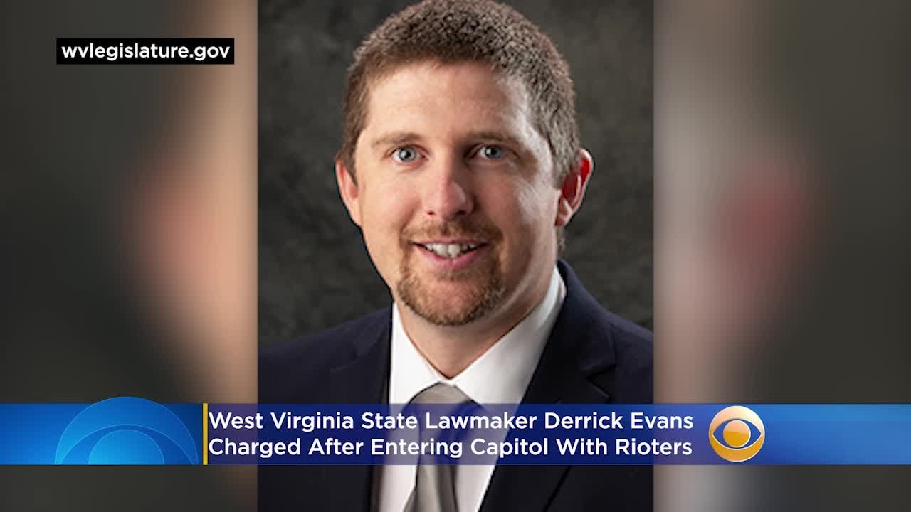 West Virginia State Lawmaker Derrick Evans Charged After Entering ...