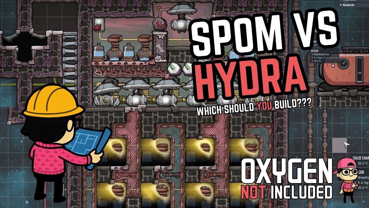 SPOM vs HYDRA - Which One is Better? - Oxygen Not Included - YouTube