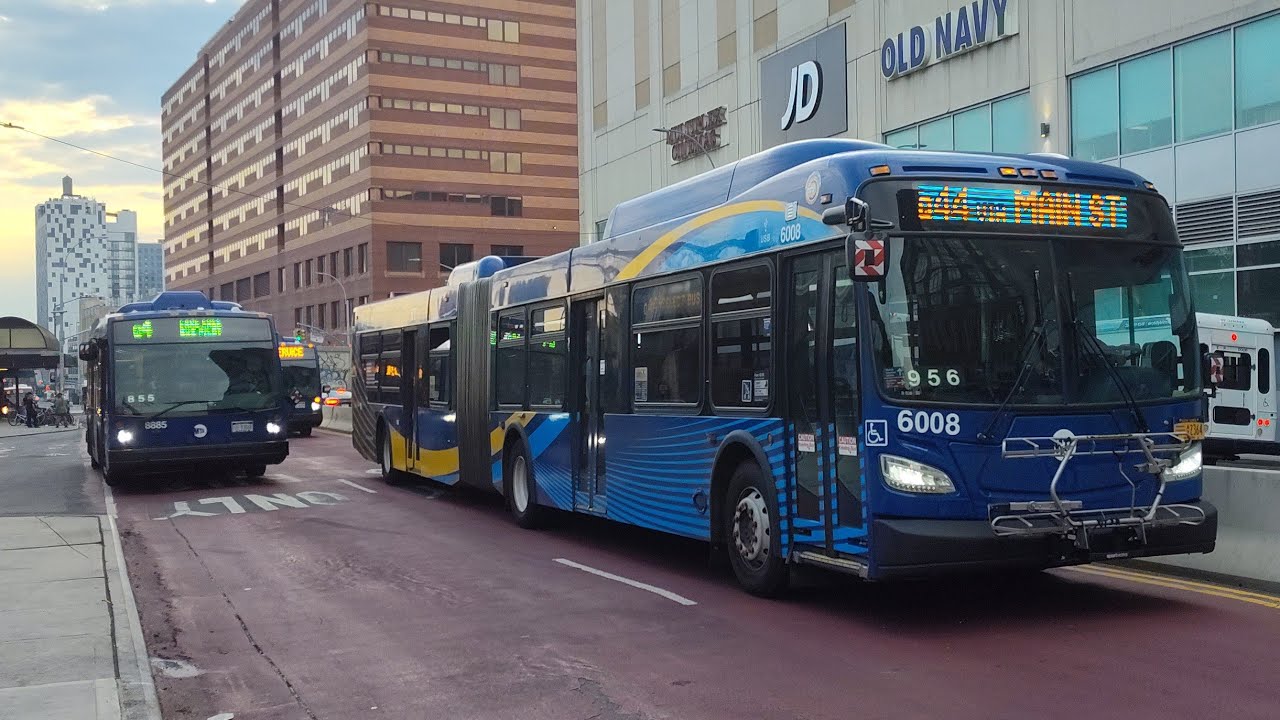 MTA NYCT/Bus Company/NICE Bus: PM Rush Hour Mini bus action @ Archer ...