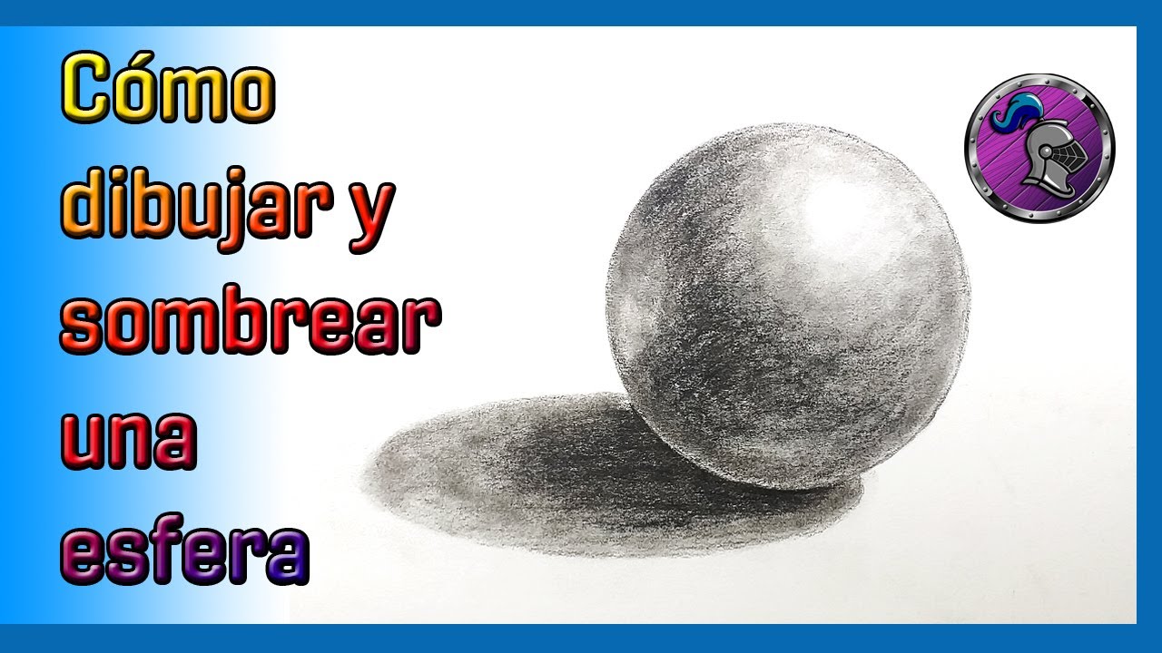 🌚🌚Cómo dibujar y sombrear una esfera 🌚🌚How to draw and shade a sphere ️ ...