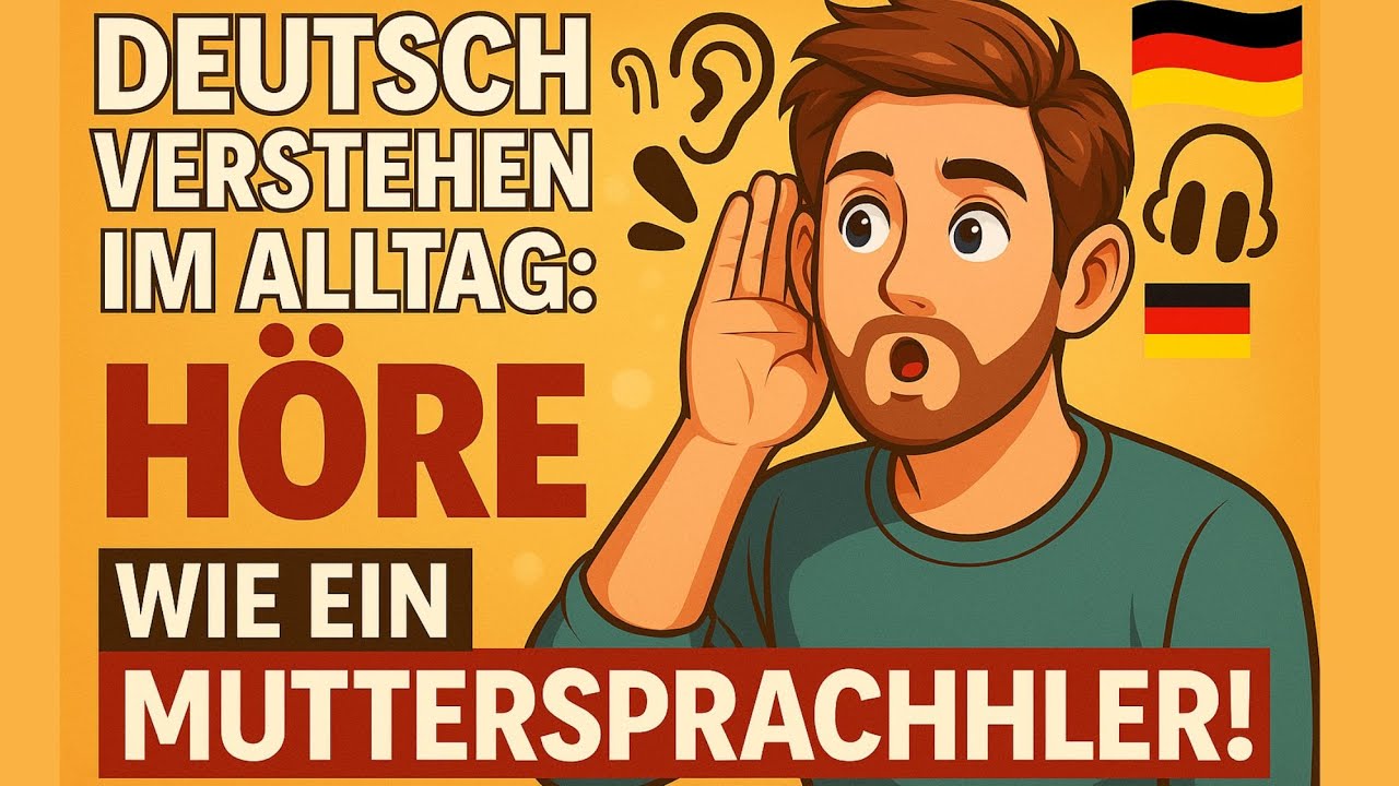 Sprich Deutsch wie ein Muttersprachler 👂🇩🇪 | Podcast + Shadowing (A2–B1 ...