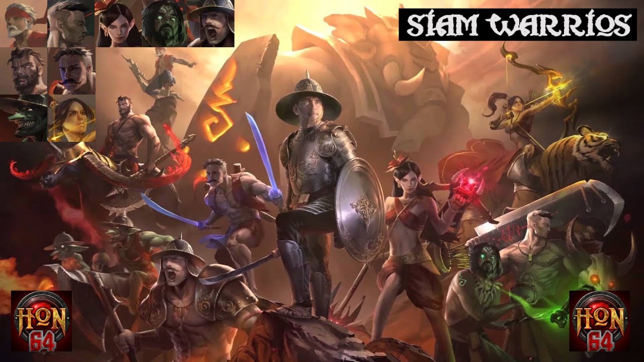 HoN | Siam Warriors Avatars Set | - YouTube
