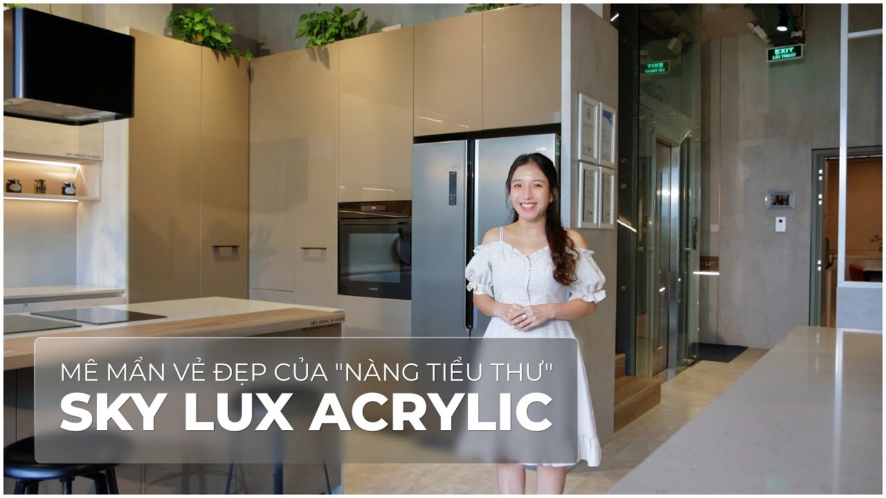 Mê Mẩn Vẻ Đẹp Của "Nàng Tiểu Thư" Sky Lux Acrylic - YouTube