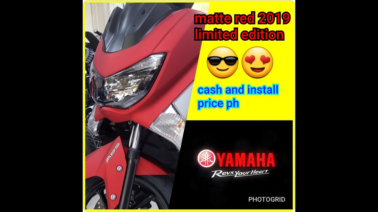 2019 ALL NEW YAMAHA NMAX matte red/ limited edition/Philippines /cash ...